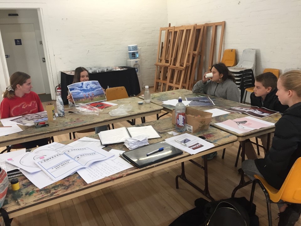 Incinerator Gallery - Social Justice Art for Teens - April