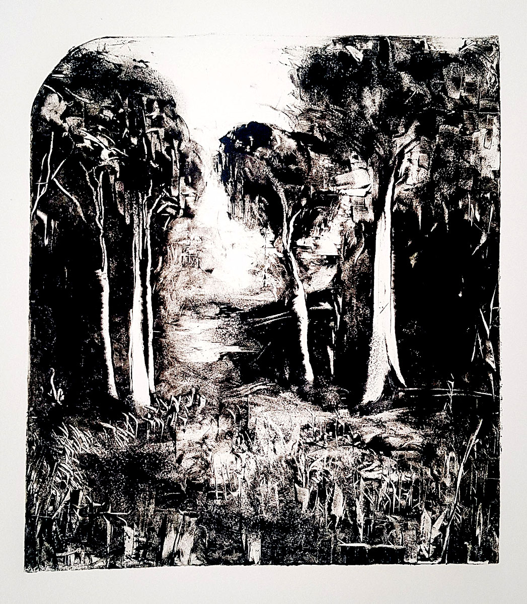 Incinerator Gallery - Fire, trees, and water: Michael Rigby